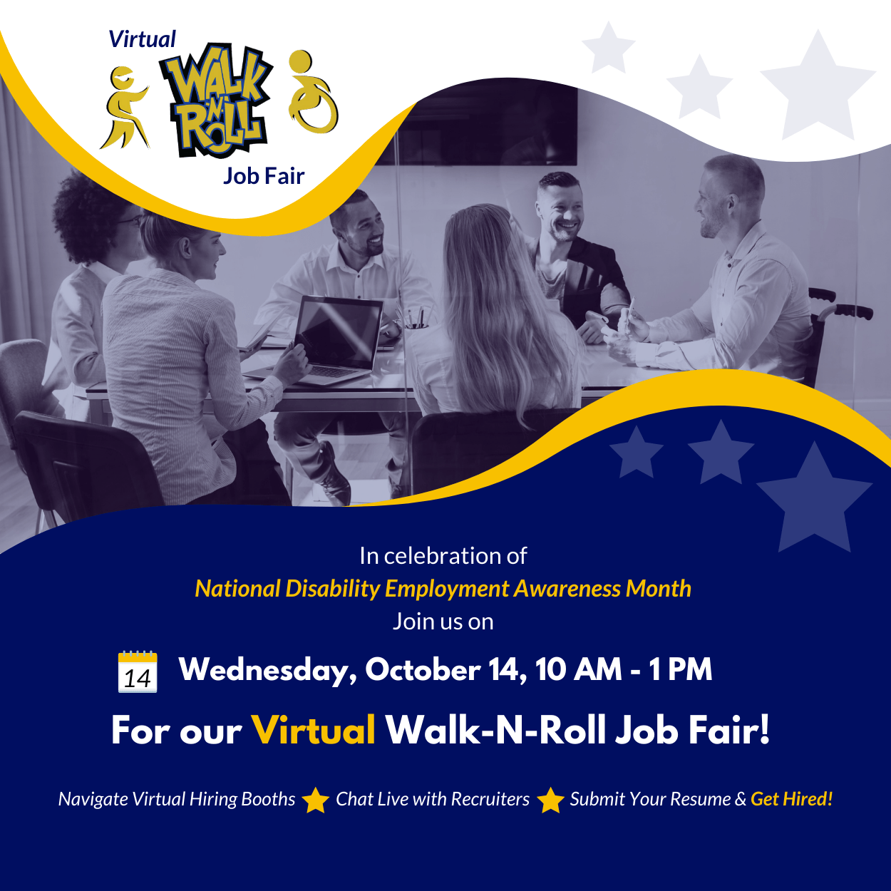 Walk-N-Roll Virtual Hiring Fair | Workforce Solutions for the Heart of ... Walk-N-Roll Virtual Hiring Fair | Workforce Solutions for the Heart of ...